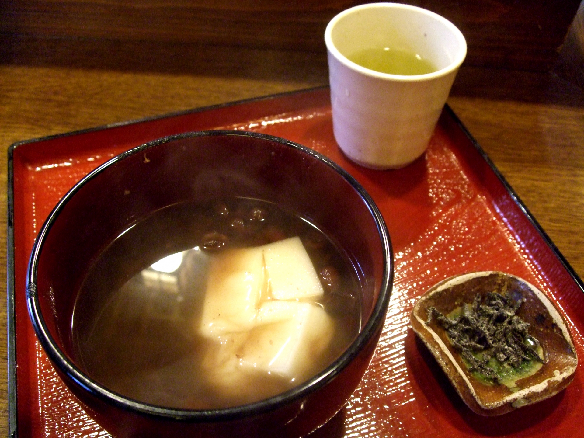 Oshiruko: Sweet Azuki Red Bean Soup with Mochi - Recommendation of ...