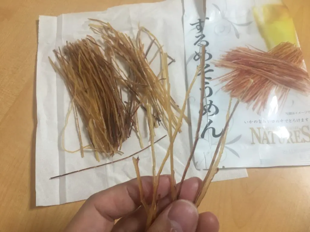 Surume Somen : A Classic Dried Squid Snack like Fine Noodles ...